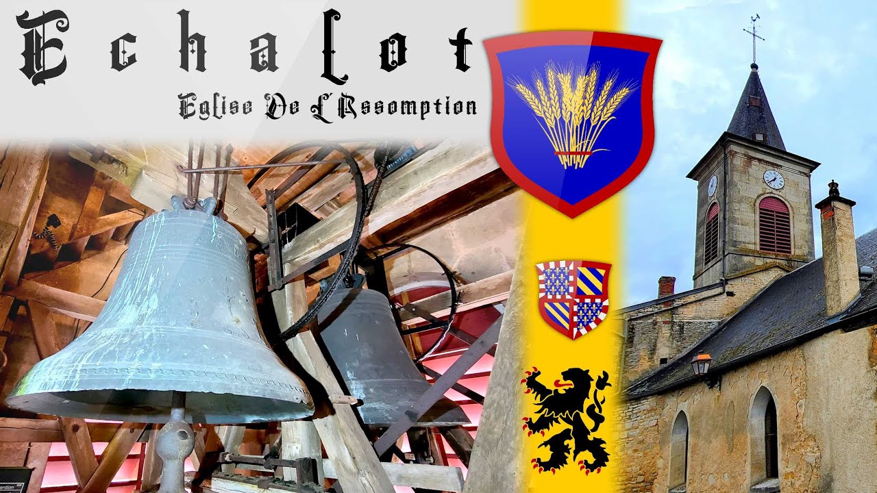 Cloches: Echalot (FR-21), Eglise - YouTube