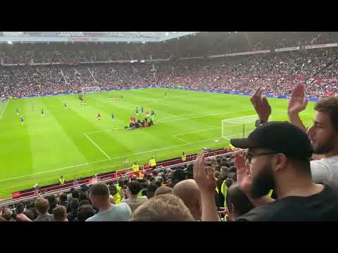 Chelsea fans singing 10 men went to mow at Old Trafford 25/05/23 - YouTube