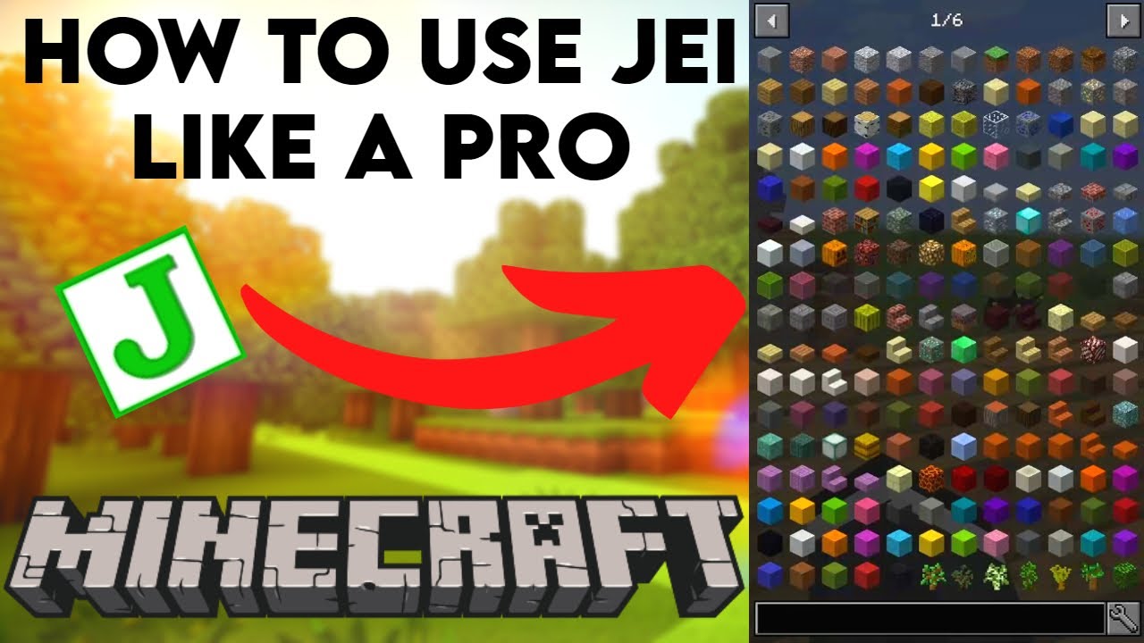 How To Craft Everything In Minecraft (How To Use JEI Like A Pro) - YouTube