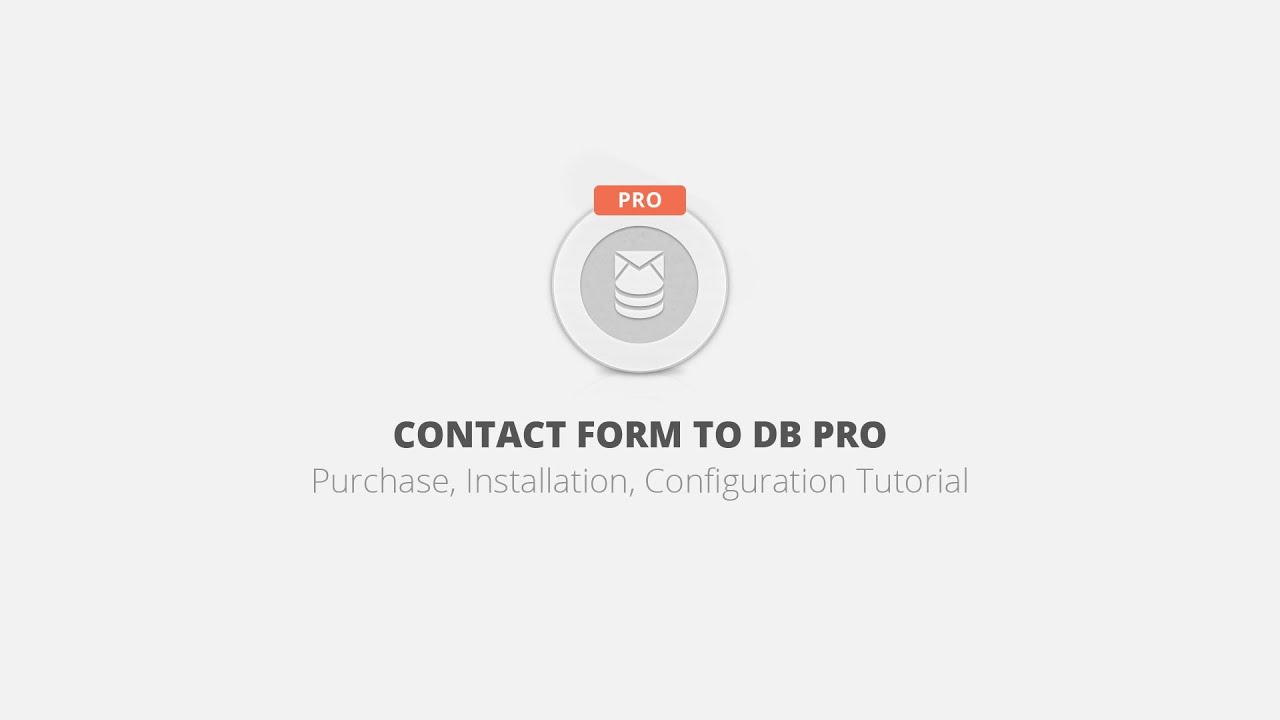 Contact Form to DB Pro WordPress plugin. Purchase, Installation ...