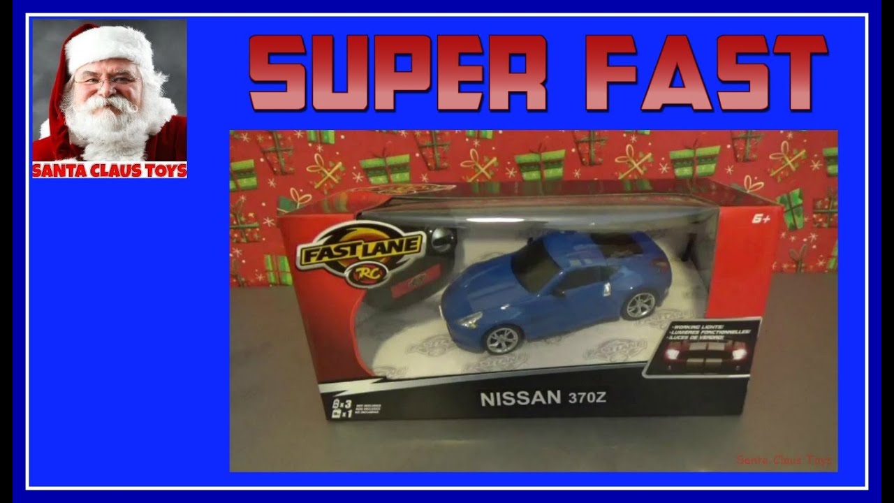 SANTA CLAUS TOYS - Remote control car Nissan toy speedway unboxing ...