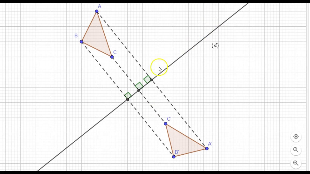 Transformations du plan : 1. Symétrie axiale - YouTube