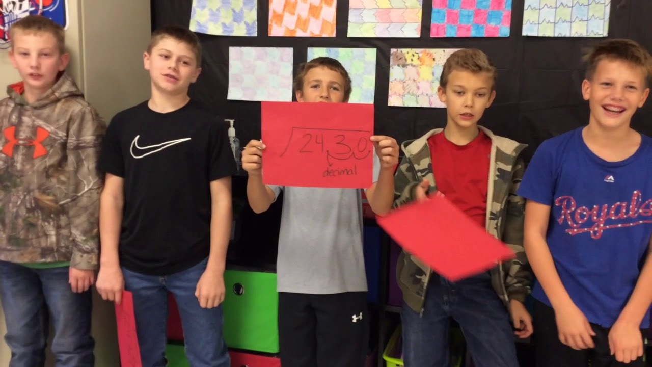 Dividing Decimals Song- SPPS 2017 - YouTube