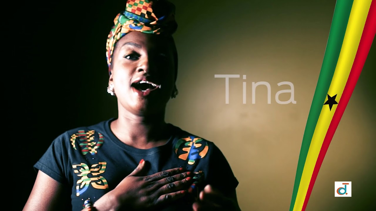 Ateaa Tina performs Ghana National Anthem - YouTube