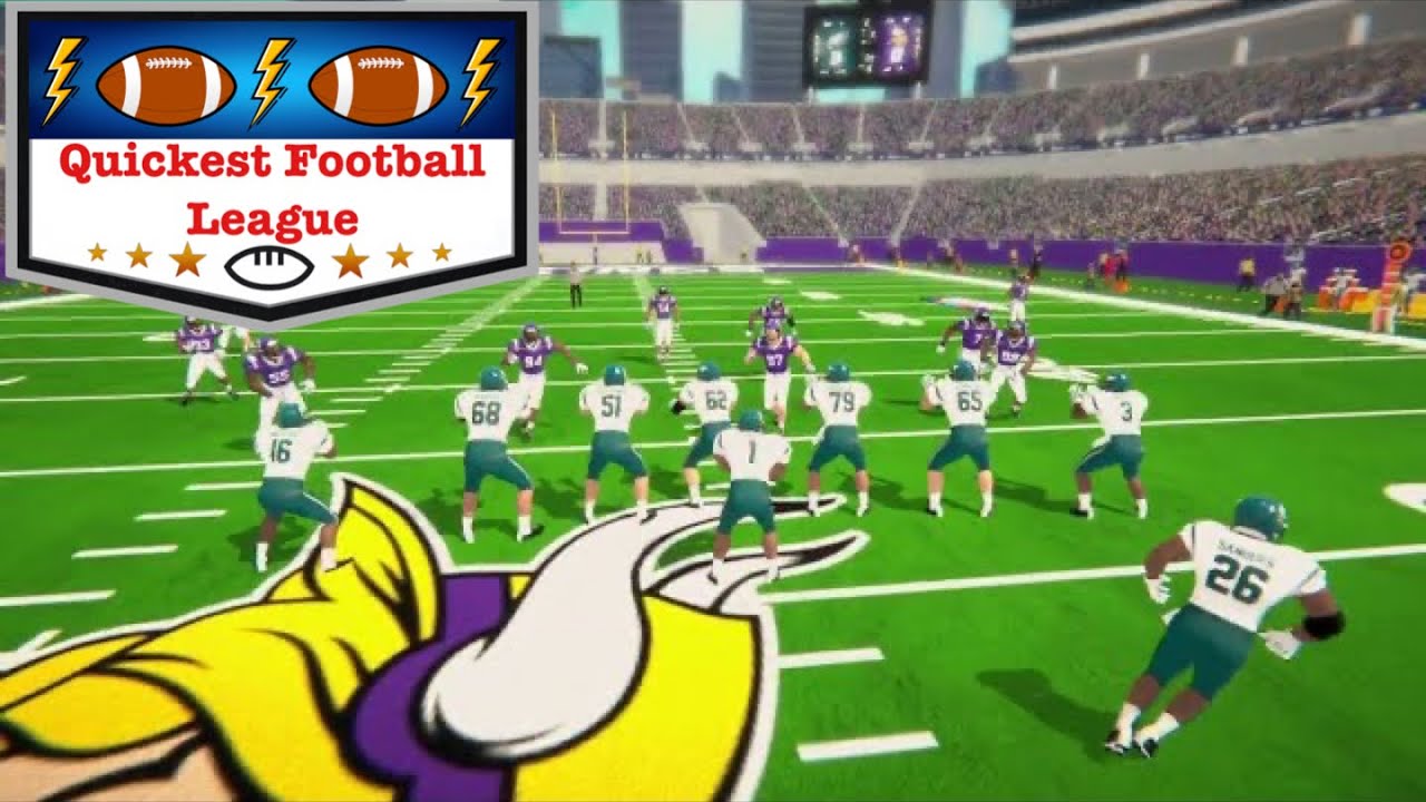 Football Simulator - Eagles Vs Vikings - YouTube