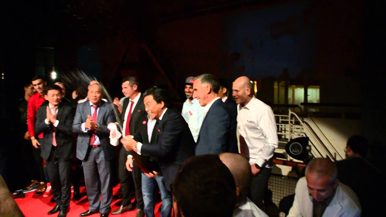 Arthur and Paul Liao Champagne FUN - LS2 ALWAYS AHEAD EICMA 2015 - YouTube