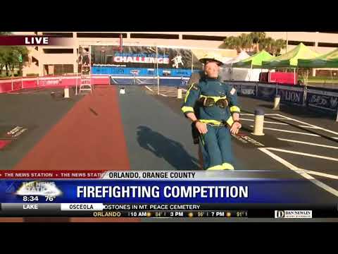 Firefighting competition in Orlando - YouTube