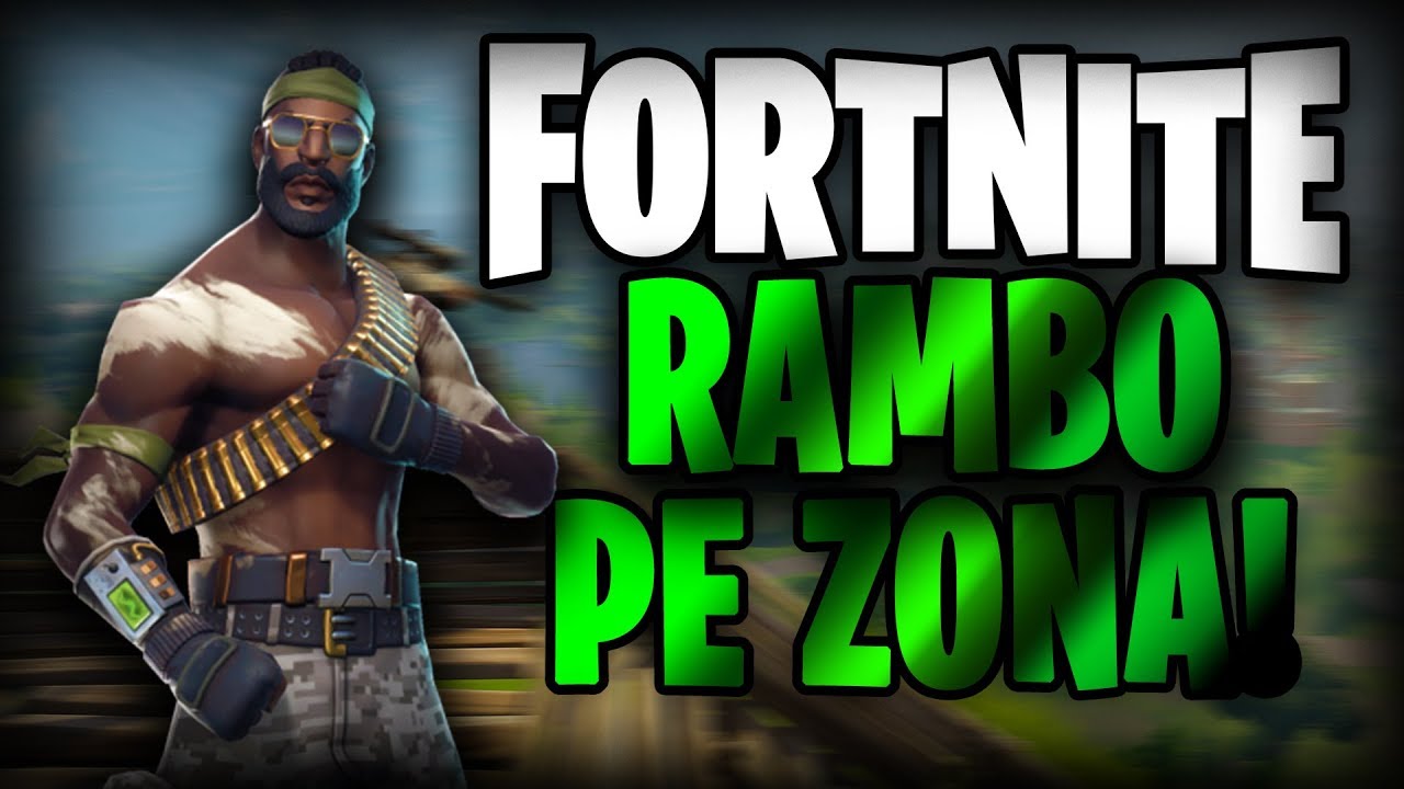 🔺FORTNITE - SKIN NOU - RAMBO PE ZONA! - YouTube