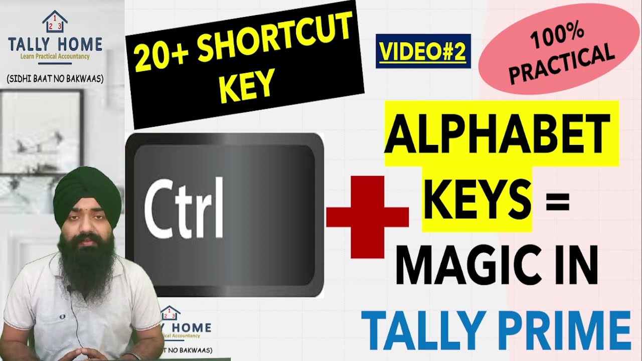 VIDEO#2 | TALLY PRIME SHORTCUT KEYS | SHORTCUT KEYS IN TALLY PRIME ...