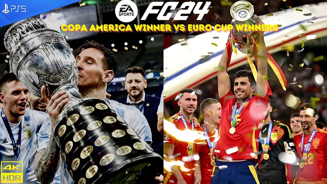 EA FC 24 - Argentina vs Spain | Copa America Winners 24 vs Euro Cup ...