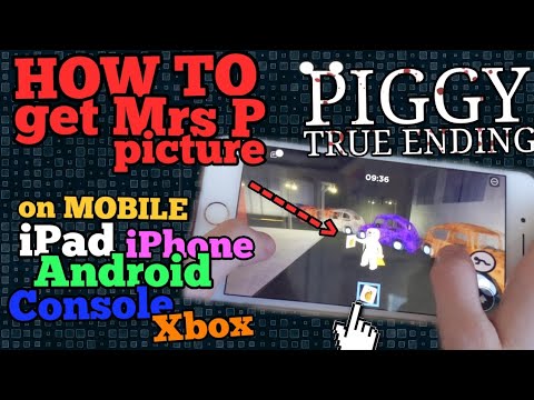 HOW TO get the Mrs P Picture on MOBILE - PIGGY TRUE ENDING - YouTube