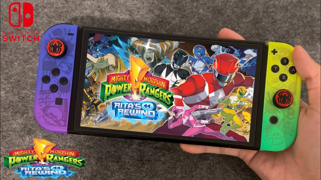 Mighty Morphin Power Rangers: Rita’s Rewind Nintendo Switch Gameplay ...