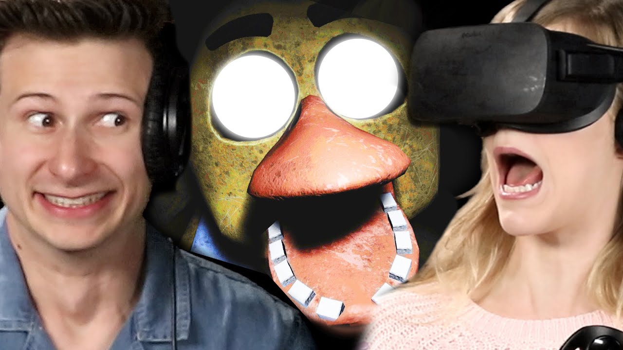 Scared People Play Five Nights At Freddy's | FNAF Help Wanted - YouTube