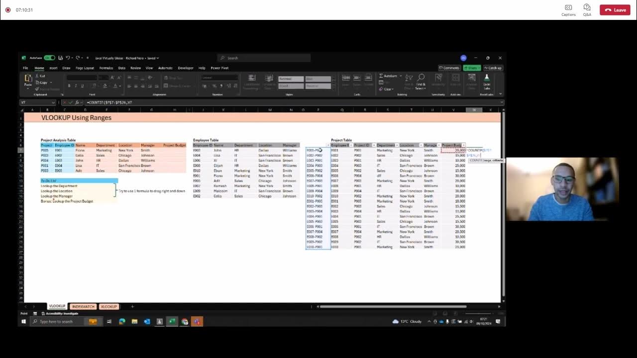 Evg2024 31 Richard Nero Excel Lookups A Comprehensive Guide