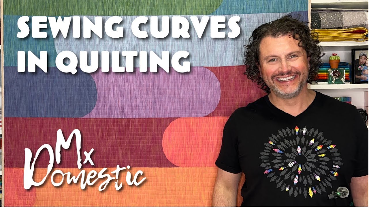 Sewing Curves in Quilting with Mx Domestic - Boogie Nights Quilt Half ...