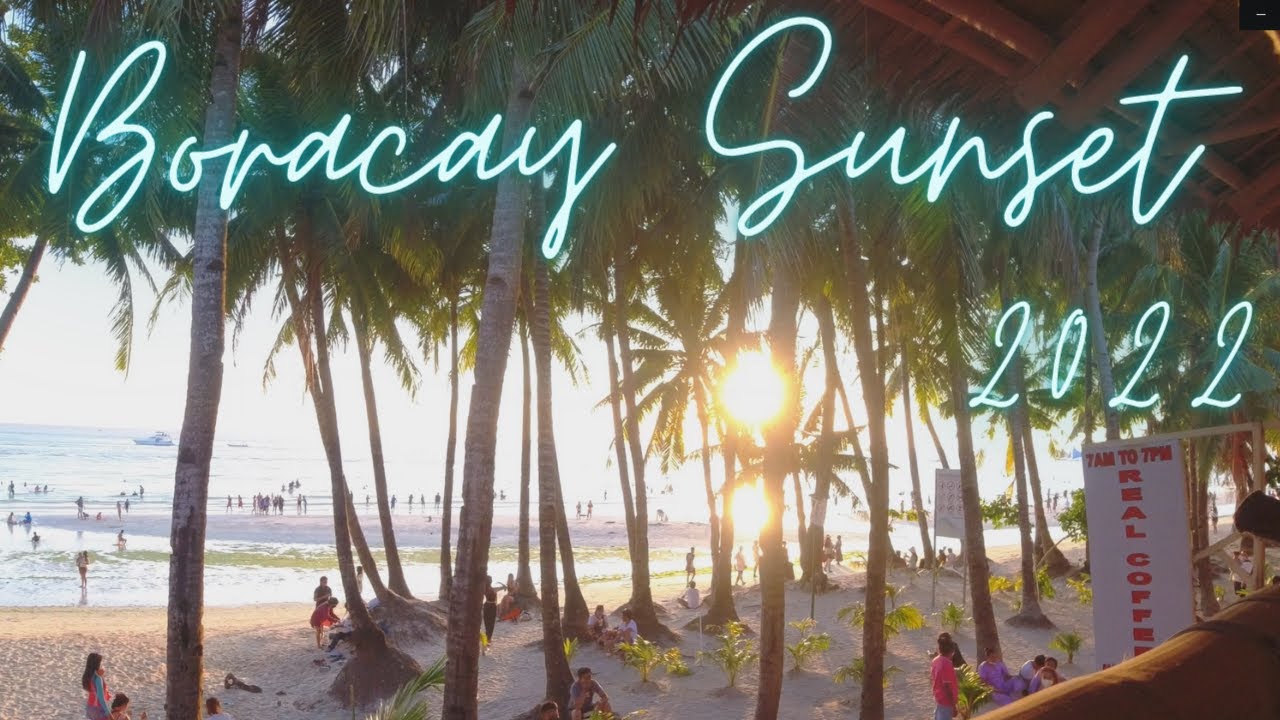 Boracay Sunset View From Real Coffee | Boracay 2022 - YouTube