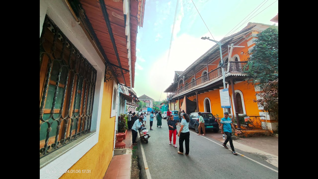 Portuguese Heritage Colony in Fontainhas - Goa (Vertical Mode) - YouTube