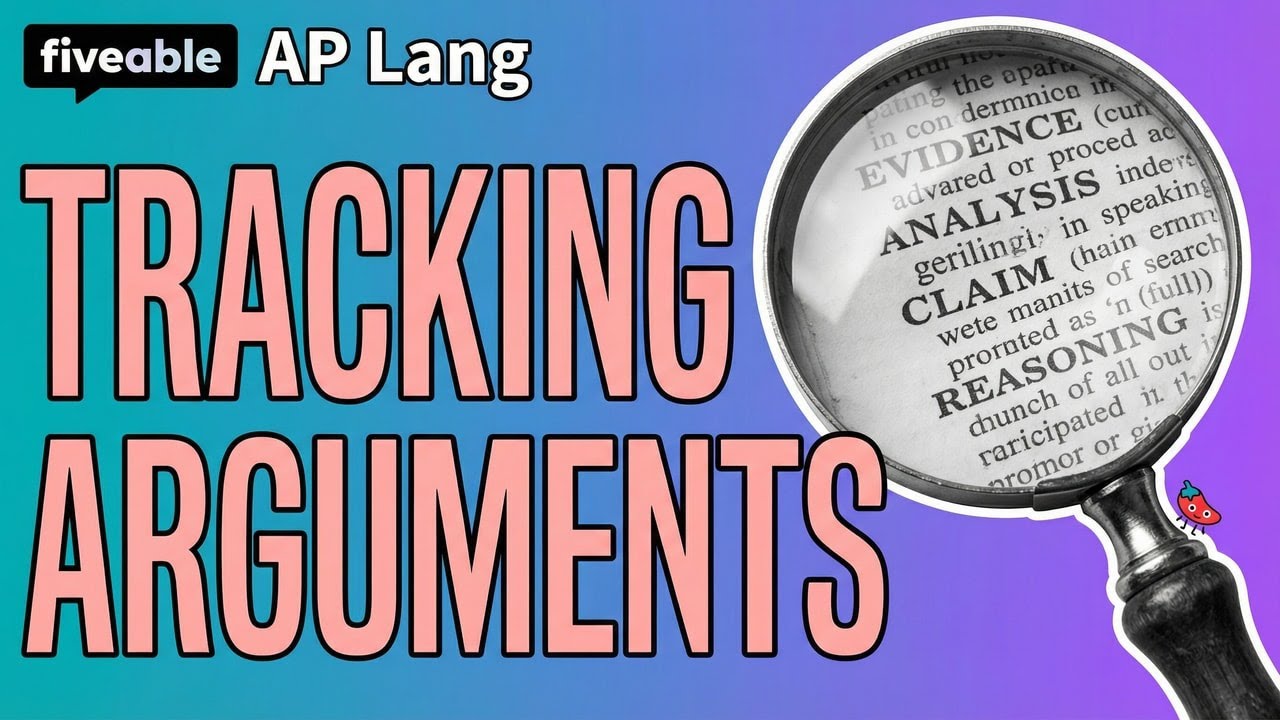 AP Lang - Rhetorical Analysis: Tracking Arguments | Fiveable Cram Archive