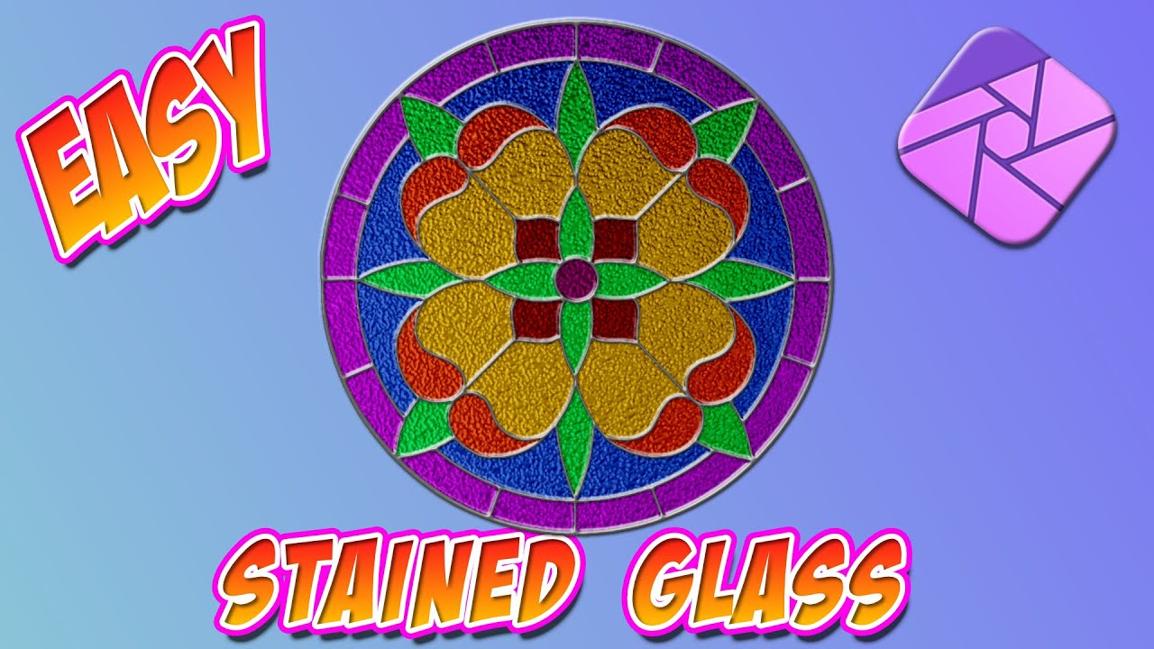 Stained Glass - Affinity Photo Tutorial - YouTube