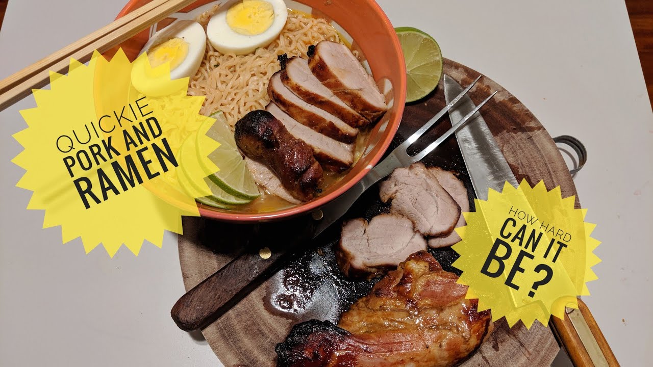 First Person Cooking: Quickie Pork and Ramen - YouTube