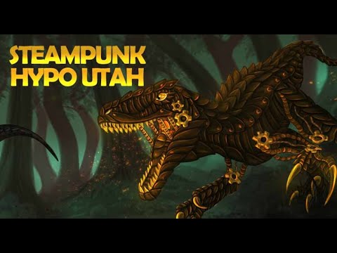 Steampunk hypo Utahraptor- the isle fanart - SPEEDPAINT (photoshop cc ...