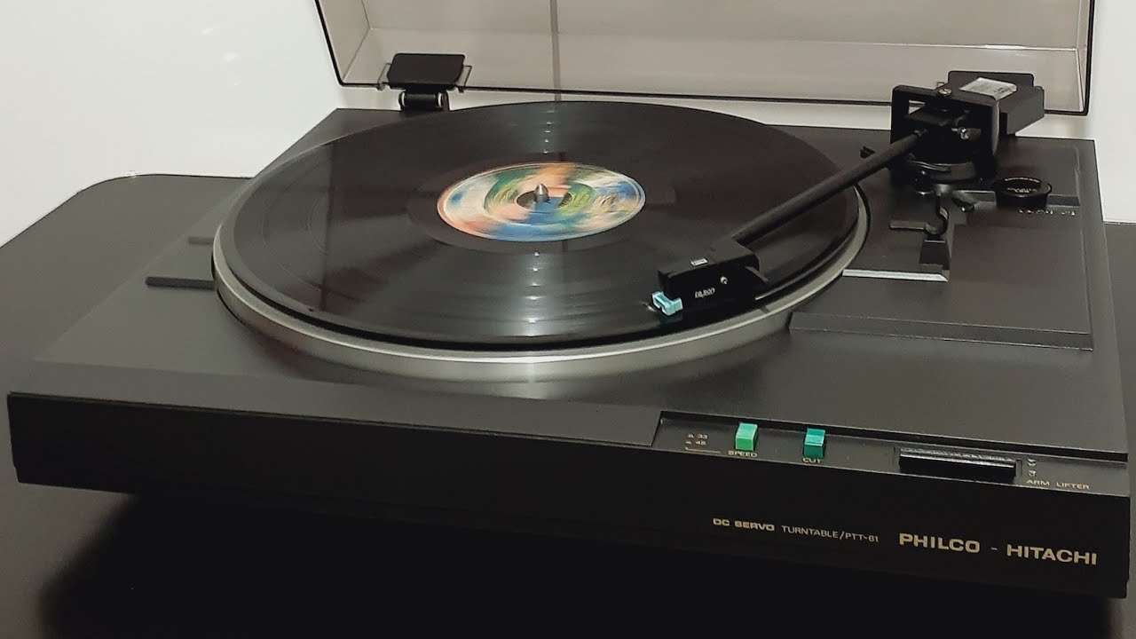 Toca Discos Philco Hitachi PTT-61 Anos 80 "Teste" (P/Venda) - YouTube