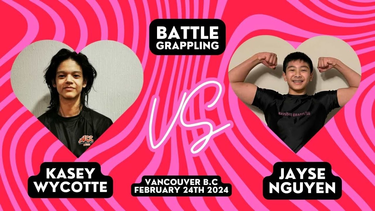 Battle Grappling 9 145 Teen Match Kasey Wycotte vs Jayse Nguyen - YouTube