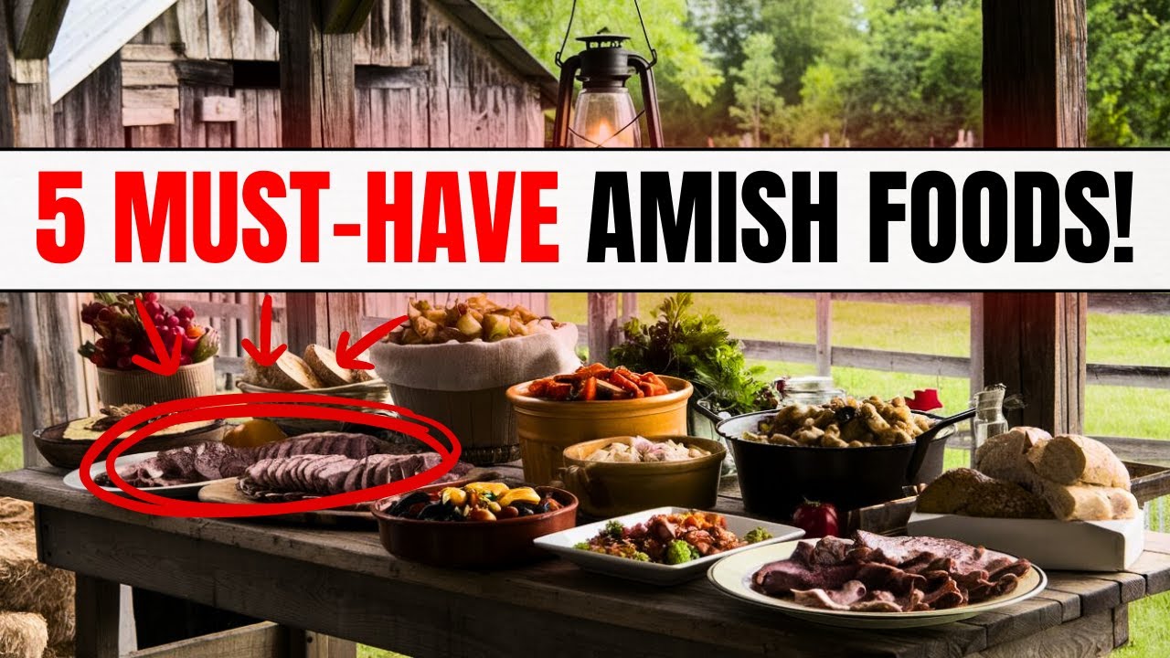 THE AMISH TOP 5 FOODS TO STOCKPILE UP ON AND WHY - YouTube