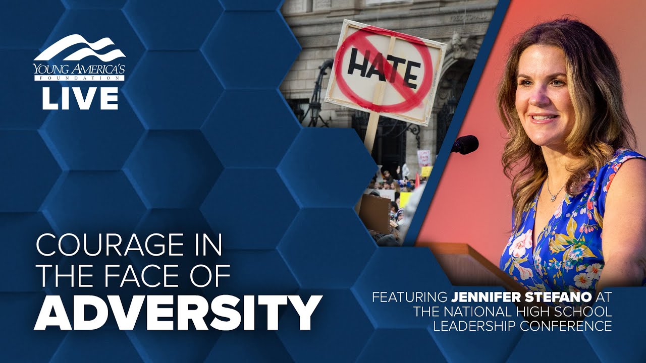 Courage in the face of adversity | Jennifer Stefano LIVE at NHSLC - YouTube