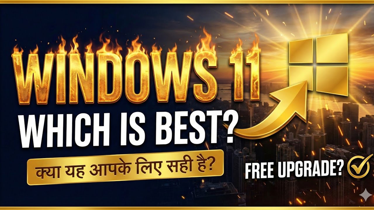 Windows 11 vs 10 vs 8.1 - Kaunsi Best Hai? (Gaming & Speed Test 2025 ...