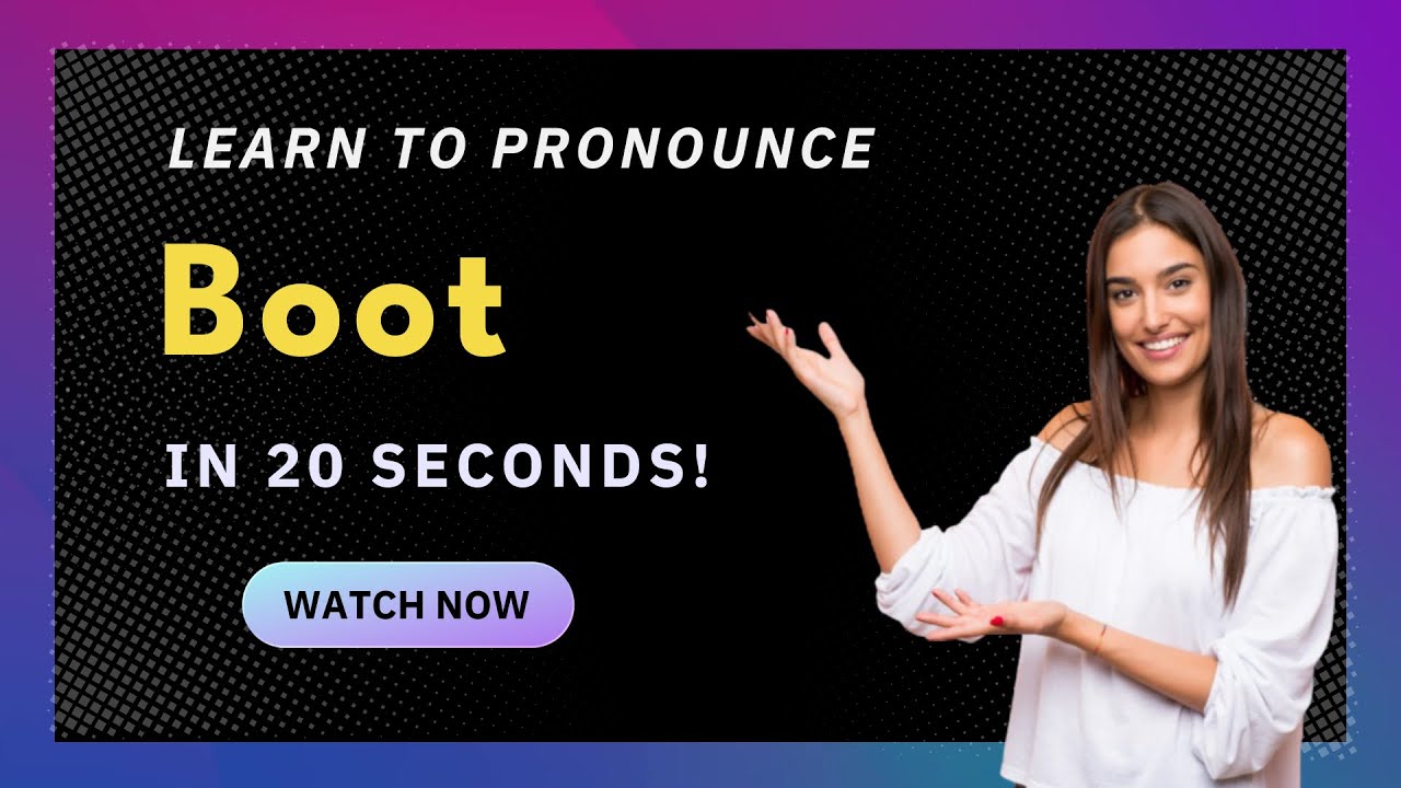 Learn How to Pronounce Boot (The Netherlands/Dutch Pronunciation) with ...