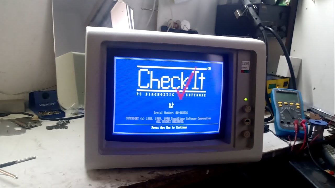 Conserto rápido monitor IBM 5154 - YouTube