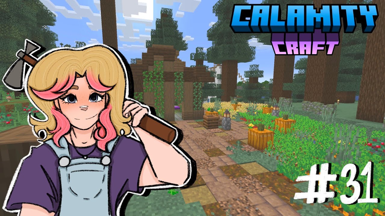 Overgrown Farm | Minecraft Calamity Craft SMP EP 31 - YouTube