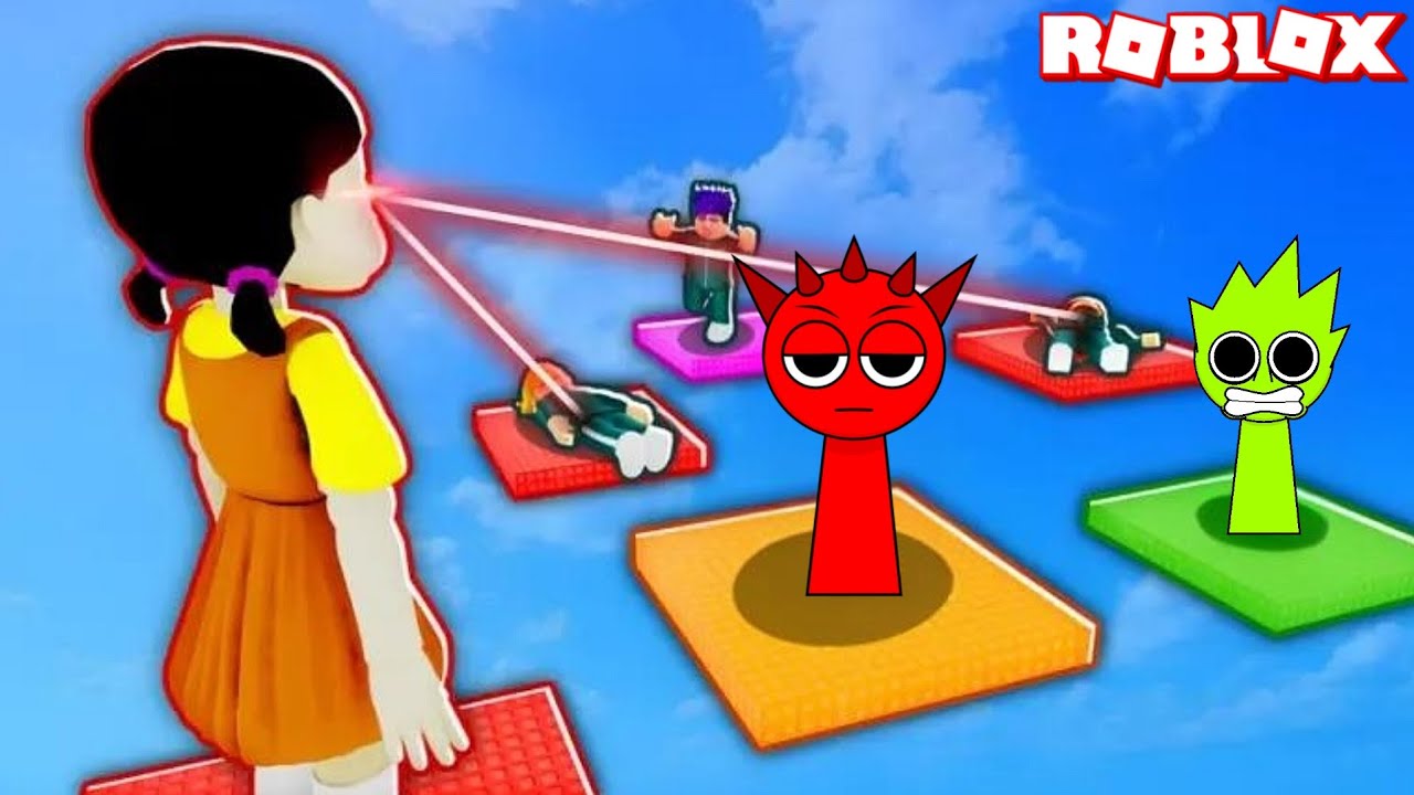 Sprunki Raddy Played Squid Game Version 2 Obby in ROBLOX | Incredibox ...