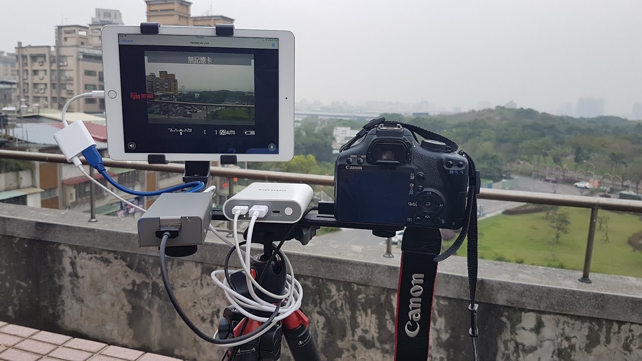 Using your iPad as a monitor for DSLR camcorder - YouTube