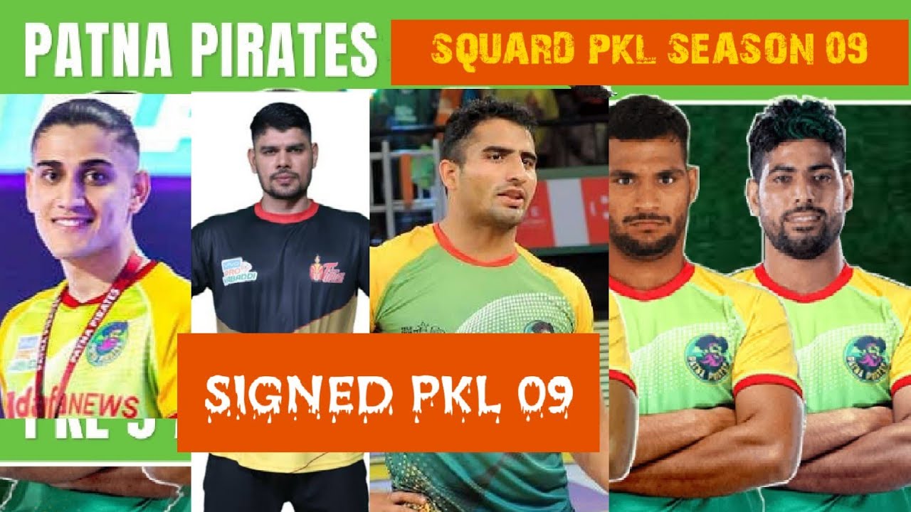 Pro Kabaddi Season 9 Patna Pirates Full Squad | Pro Kabaddi 2022 Patna ...