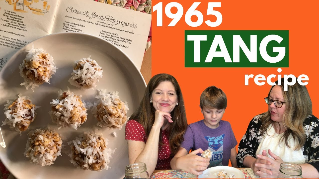 Rice Cereal and Coconut Treat made with TANG - YouTube