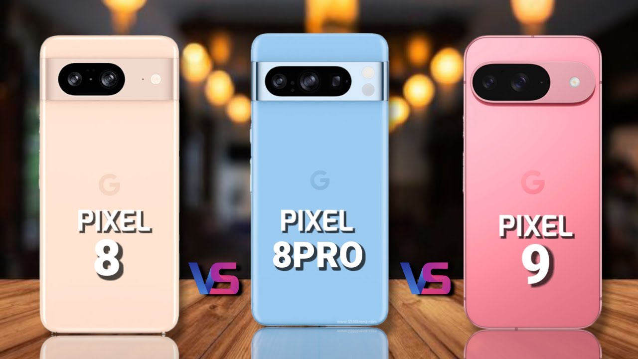 Google pixel 8 vs Google pixel 8 Pro vs Google pixel 9 specs and review comparison ⚡ - YouTube