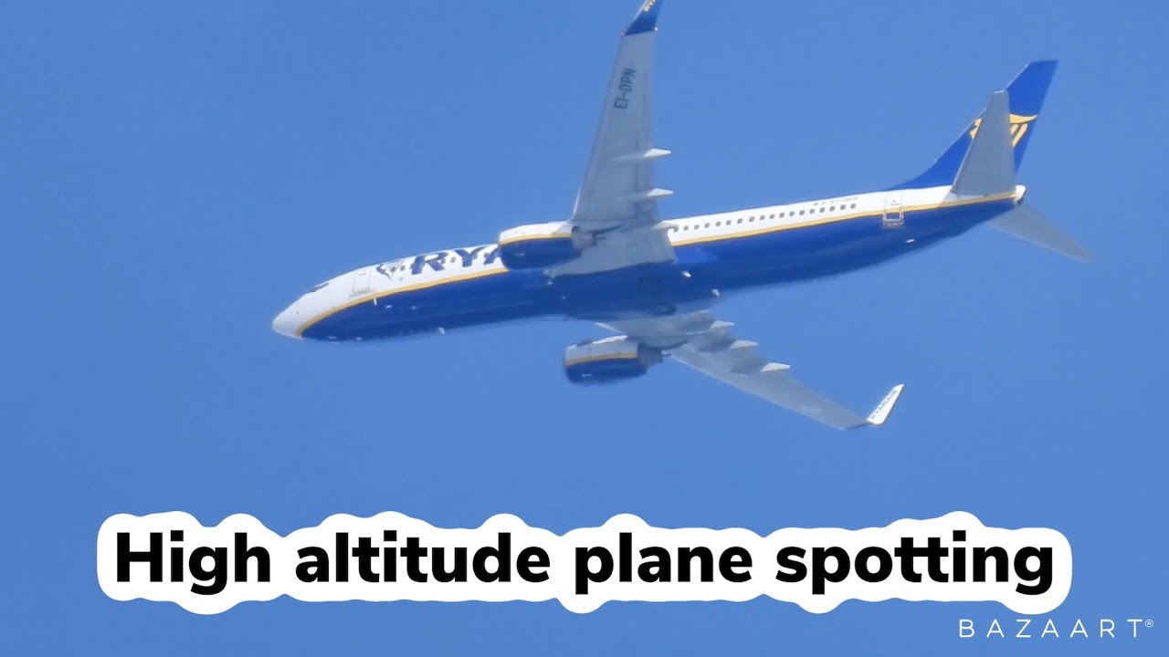 High Altitude Plane Spotting - YouTube