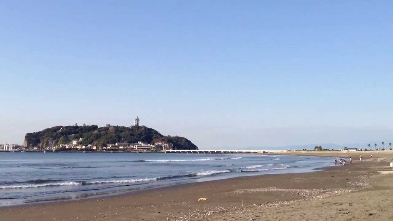 Peaceful time at the beach of Enoshima in Japan. - YouTube
