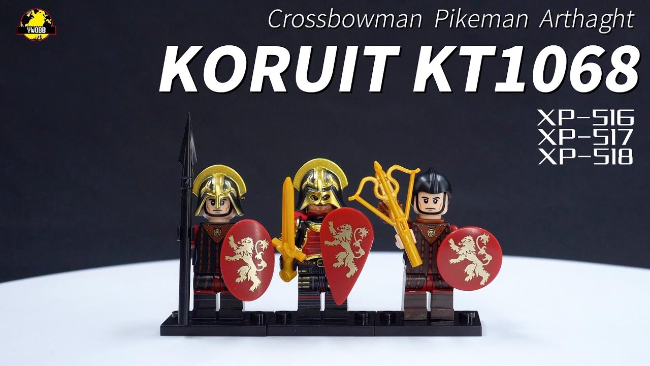 KORUIT Game of Thrones Characters KT1068 minifigures - YouTube