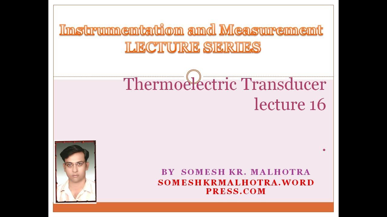 Active Transducer-Thermoelectric Tansducer - YouTube
