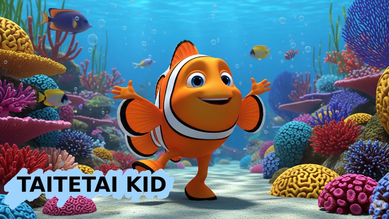 Swim with the Clownfish - Fun Animated Music Video for Kids - Children ...