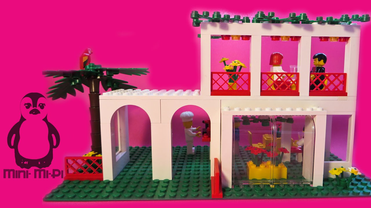 LEGO® 6376 Restaurant | Breezeway Café | #2 | Speed build - YouTube