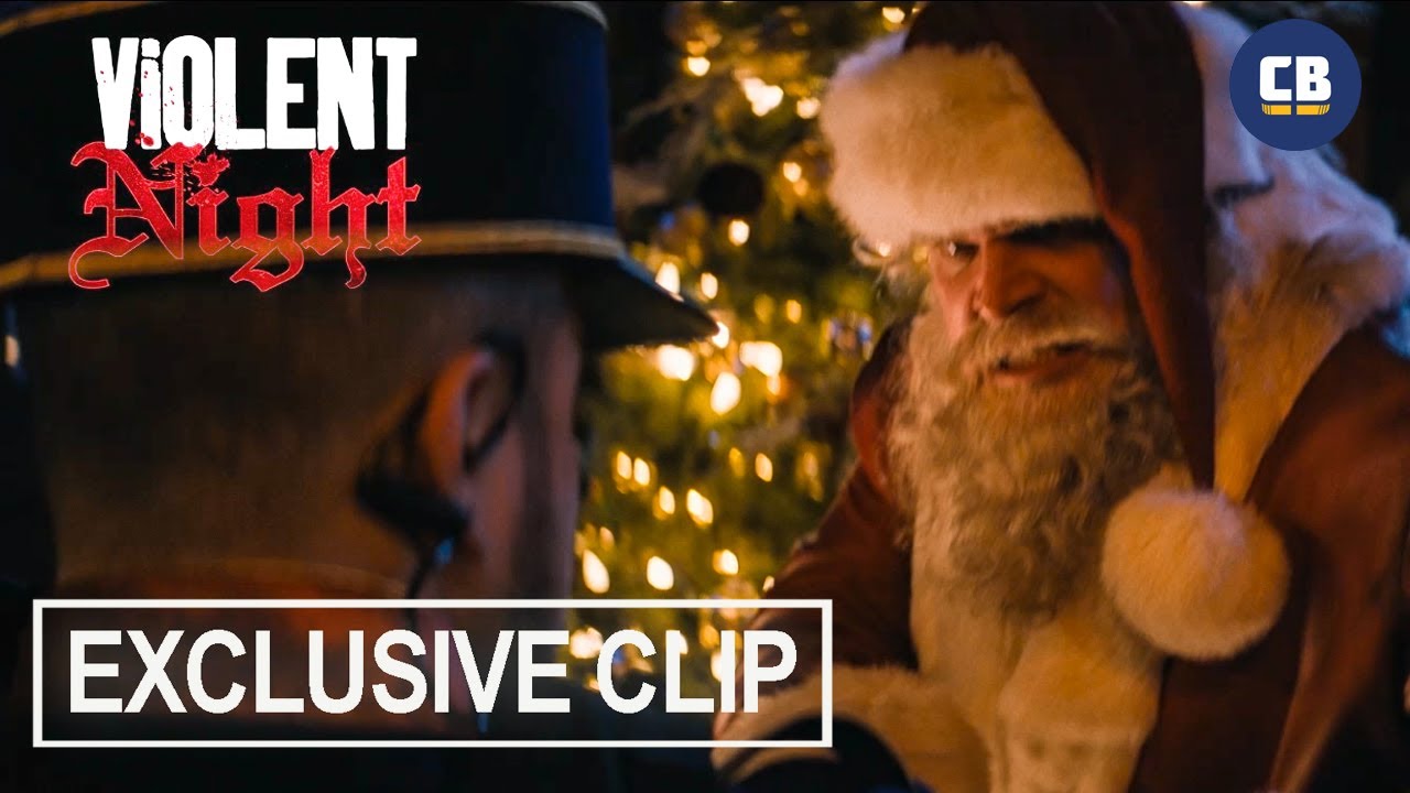 Violent Night Exclusive Clip! Santa Throws Hands!!! - YouTube