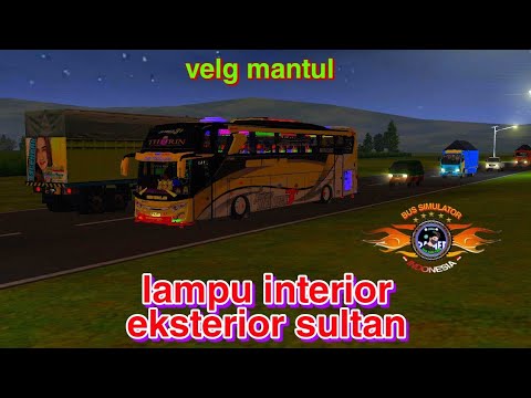kodename lampu interior bus JB3+ menjadi sultan - YouTube