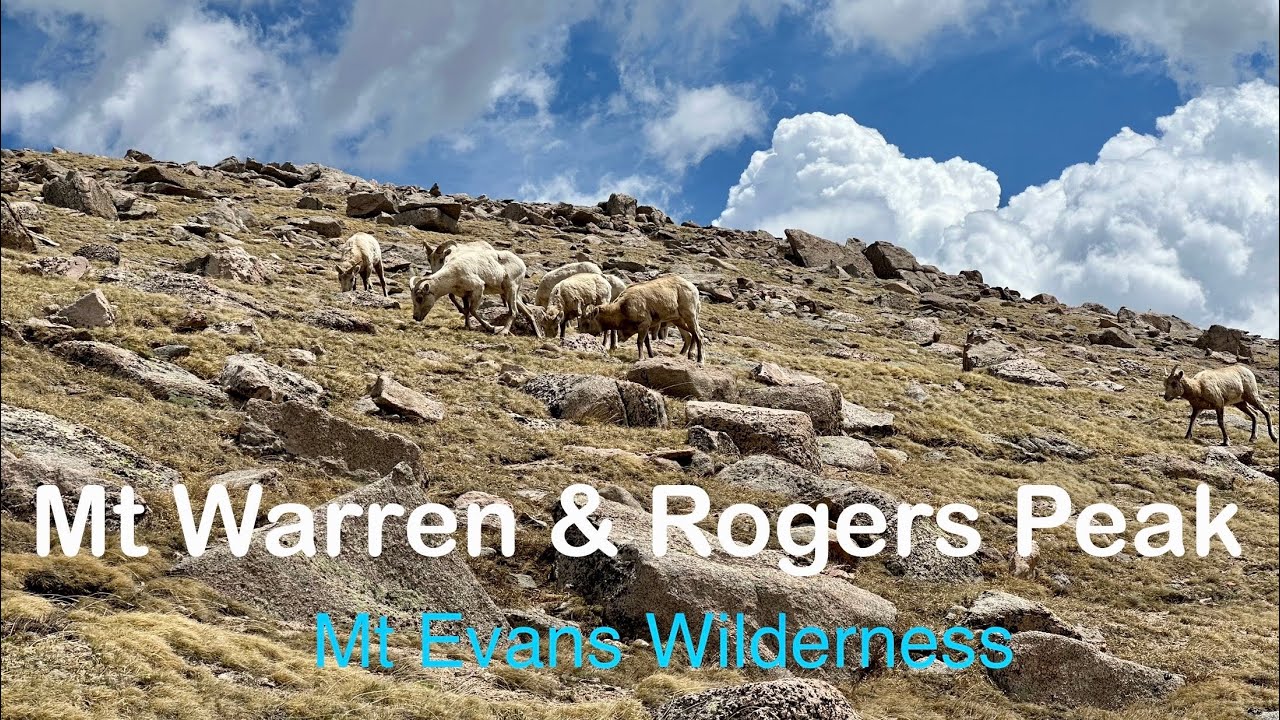 Mt Warren and Rogers Peak Hike, Mt Evans Wilderness, Colorado - YouTube