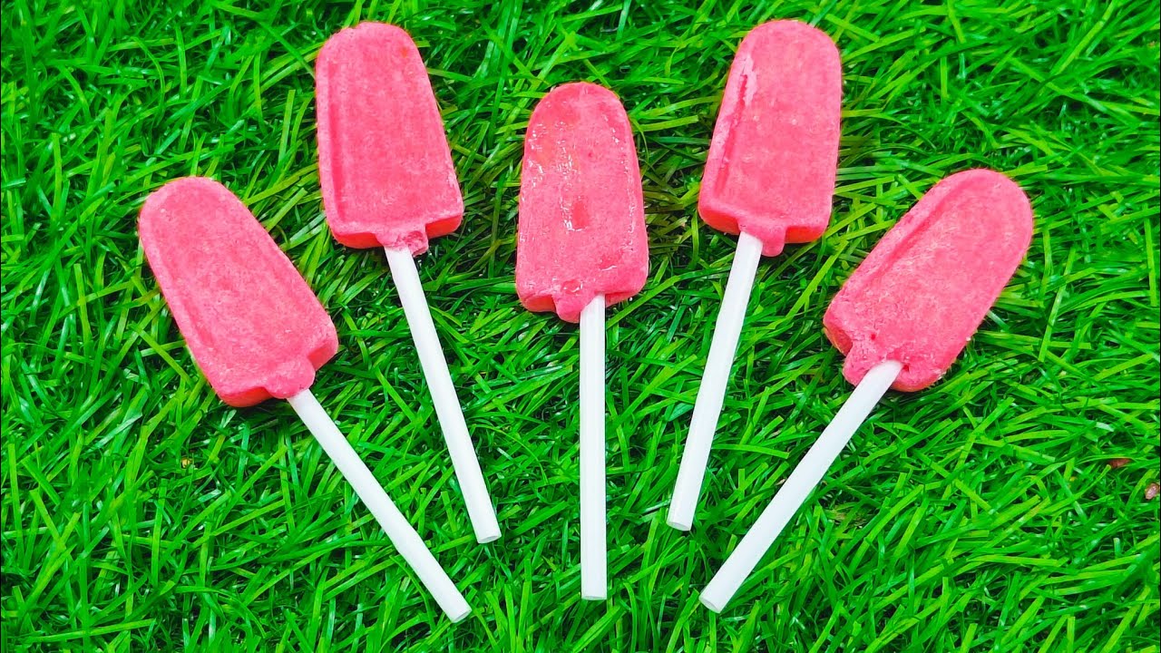 Pink Colour Lollipop Unpacking Satisfying ASMR Video - YouTube