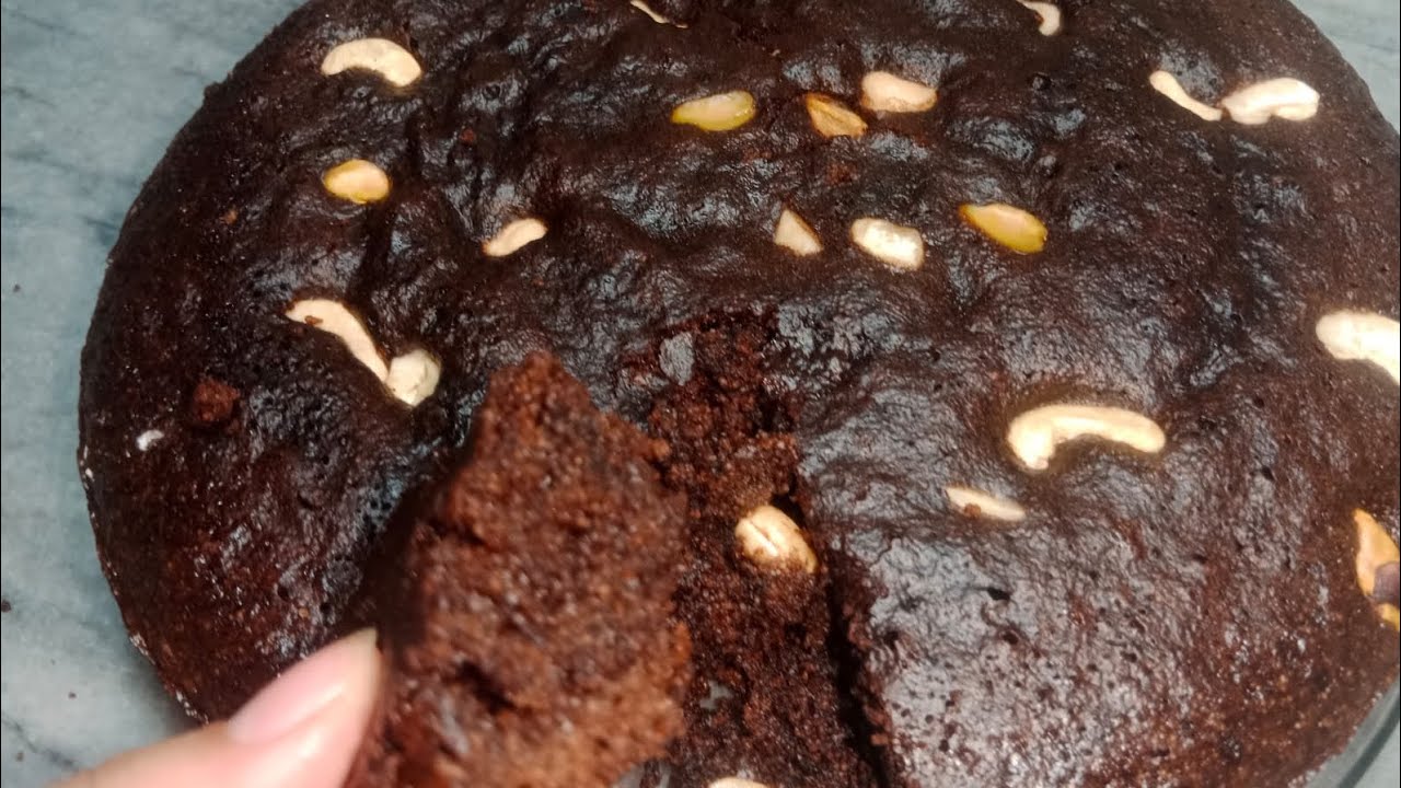 chocolate cake recipe/eggless cake/using semolina/Saima's kitchen # ...