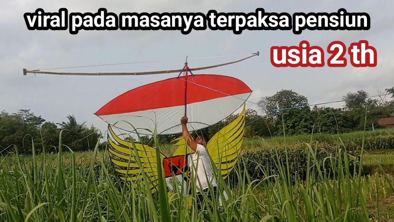 detik detik layangan garuda merah putih patah sayap - YouTube